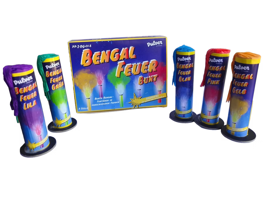 Bengalfeuer Mix 5er Schachtel – HellwigFeuerwerke